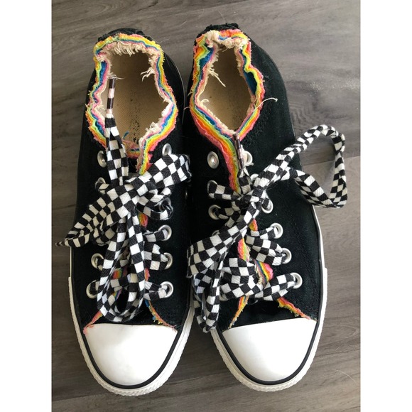 Converse | Shoes | Vintage Custom Converse Rainbow Rocker Sneakers ...
